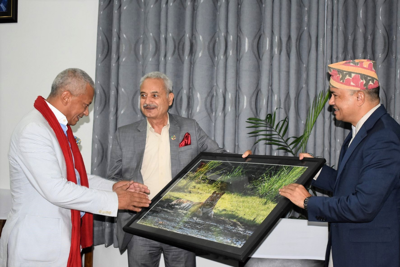 Courtesy visit by renowned businessman-philanthropist Siddhartha Rana ...